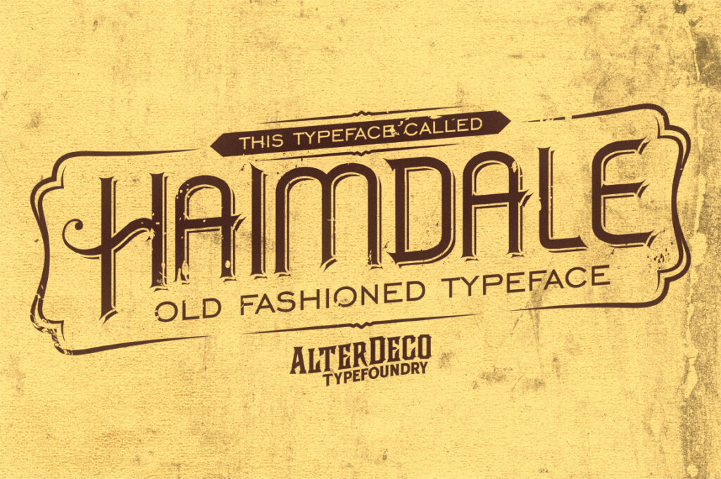 10 Fantastic High Quality Old Fashioned Vintage Fonts - Mighty Deals