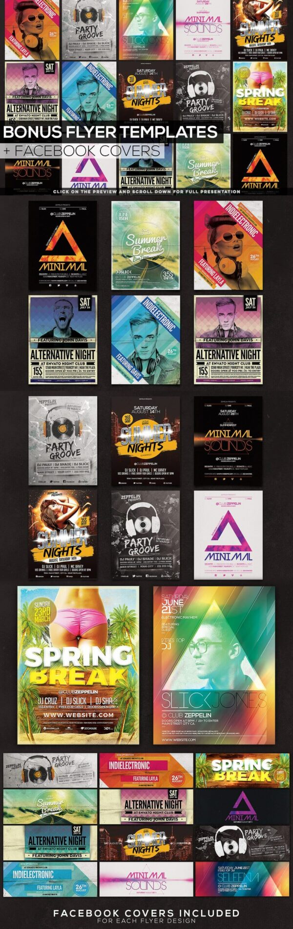 100+ Professional Flyers Bundle - Mighty Deals