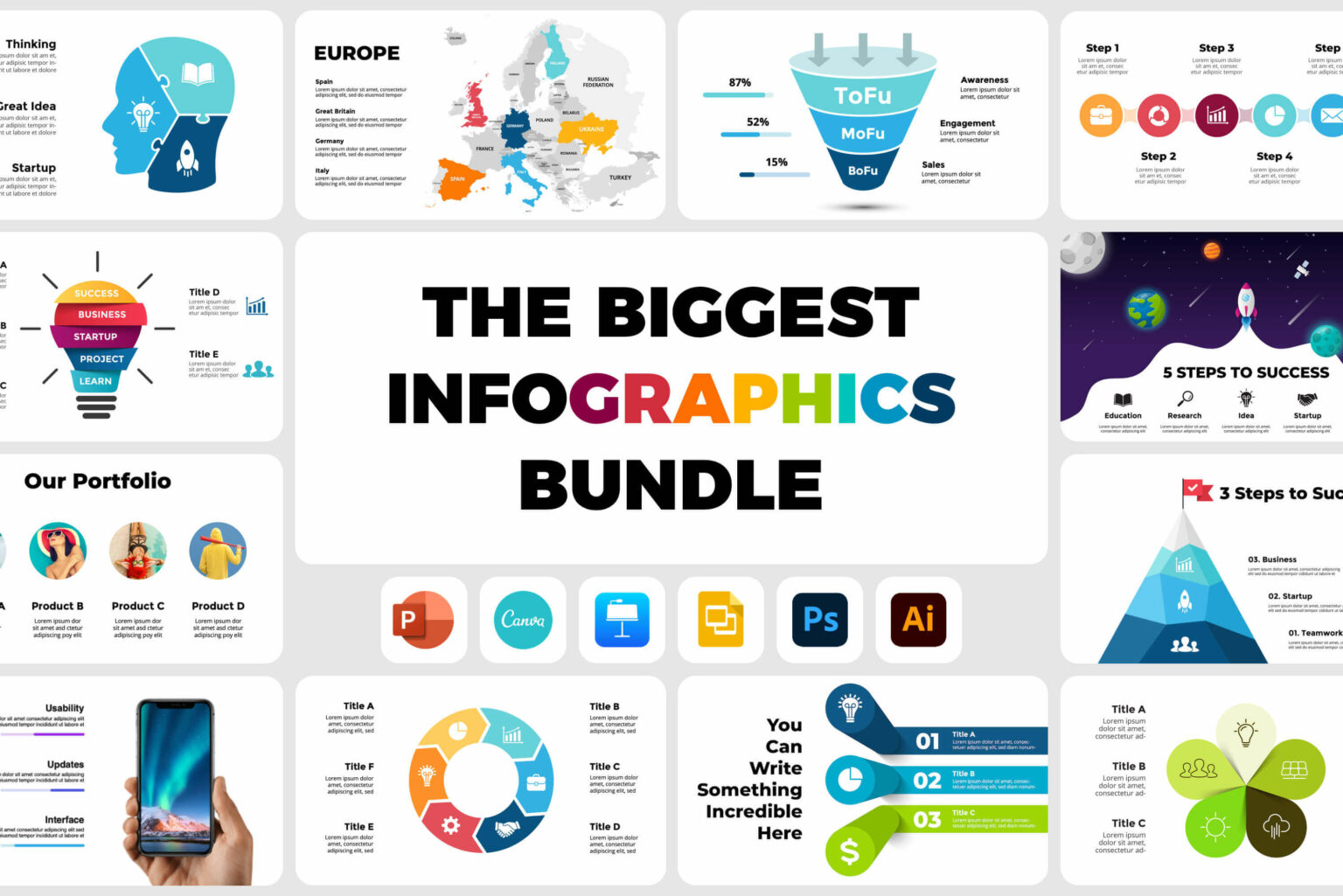 3,500 Fully Customizable Infographic Templates - Mighty Deals 3,500 Fully Customizable Infographic Templates - Mighty Deals