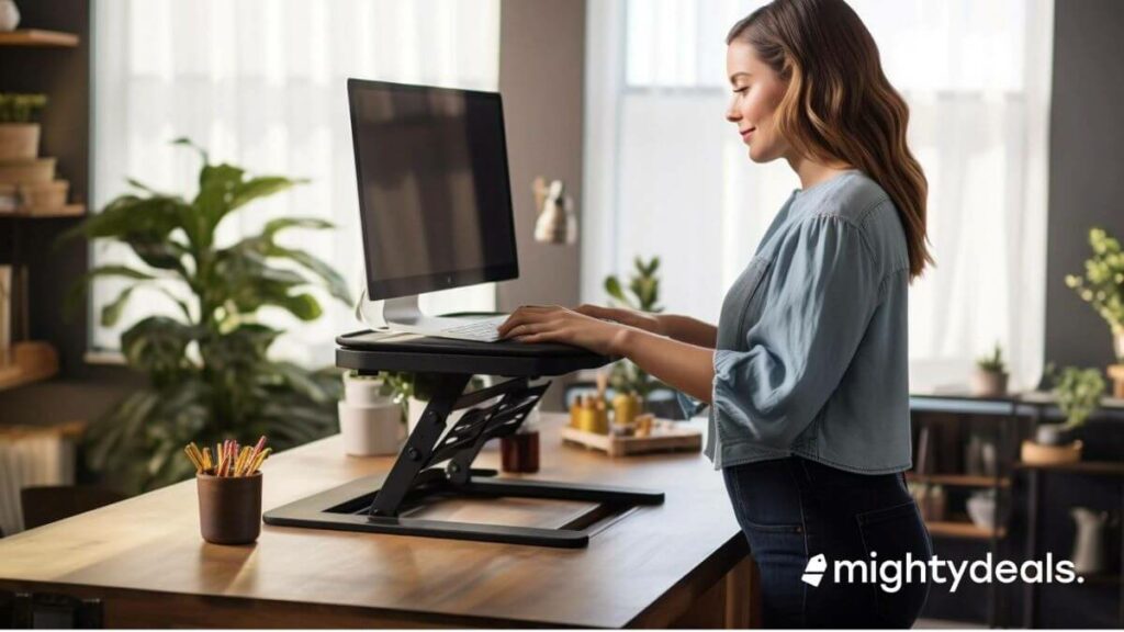Top 8 Best Compact Standing Desk Converters for Small Desk - Mighty Deals