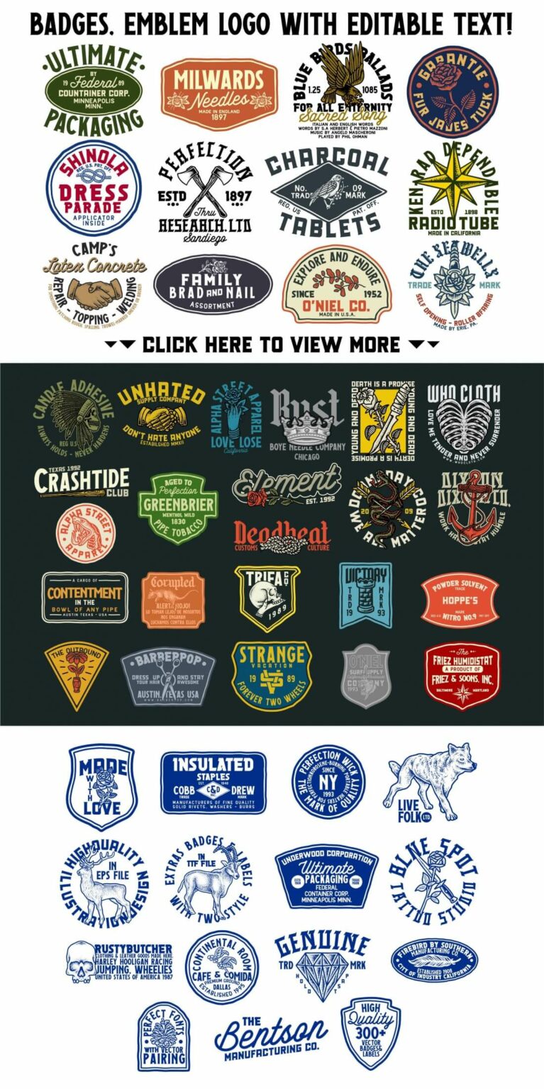 Howards Font Family: 9 Unique Typefaces, Plus 300+ Illustrations ...